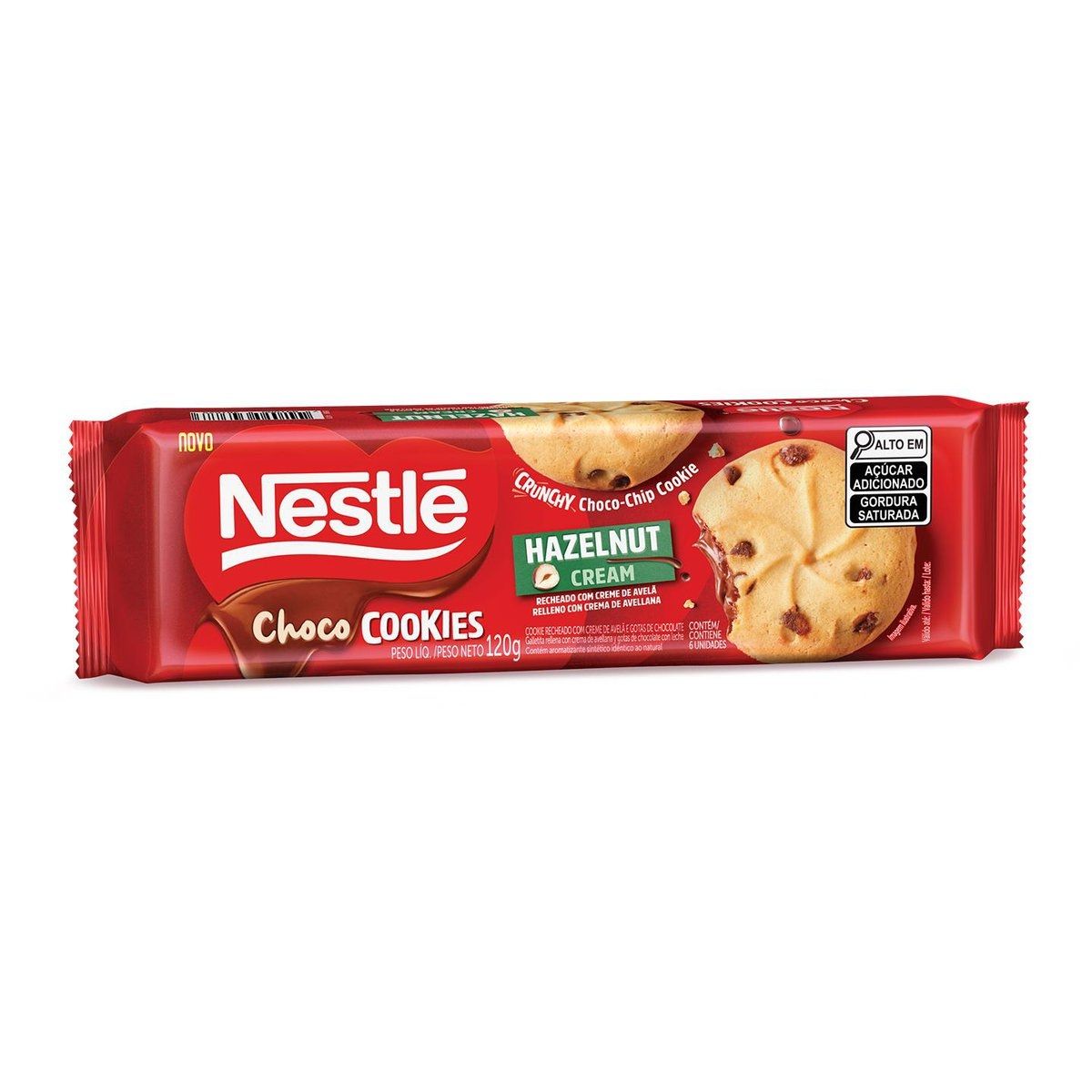 Choco Cookies Hazelnut Cream Com 120g Nestlé - Drogaria Minas-Brasil