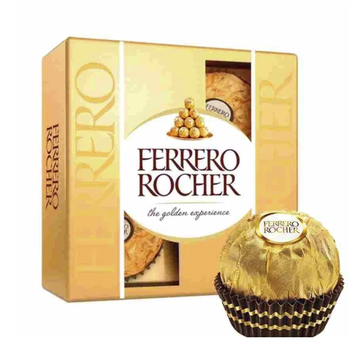 Bombom Ferrero Rocher Com 4 Unidades 50g - Drogaria Minas-Brasil