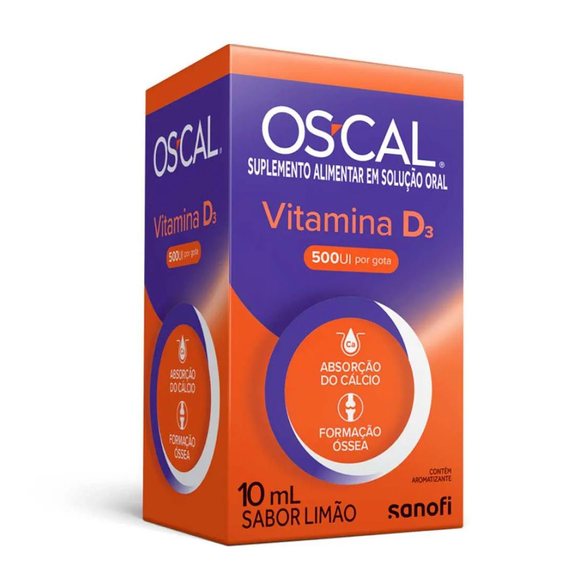 OS-CAL® Vitamina D3 500UI 10ml Gotas: Preço e para que serve