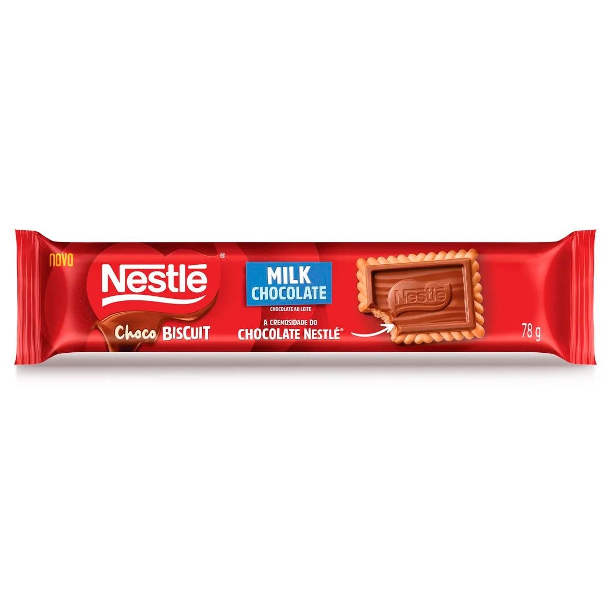 Biscoito Chocolate Ao Leite Nestlé Choco Biscuit 78g - Drogaria Minas ...