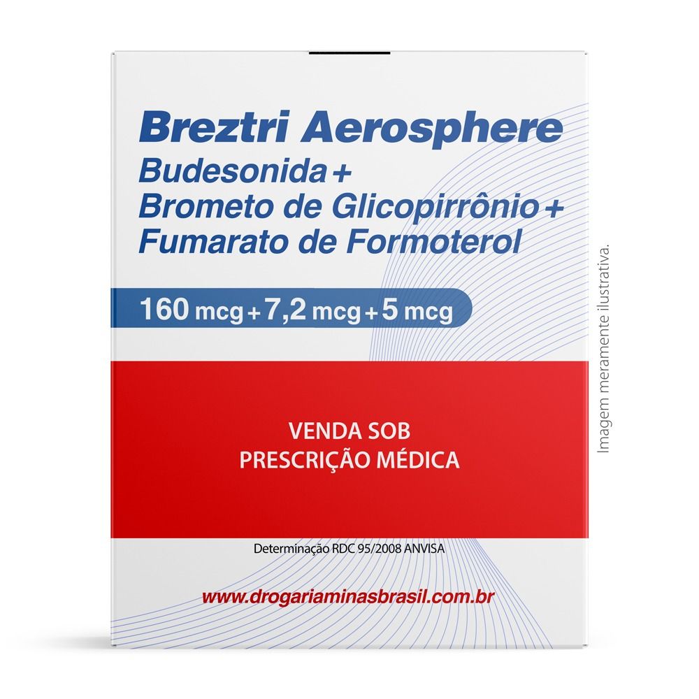 Breztri Aerosphere Suspensão Aerossol 120 Acionamentos: Preço e para ...