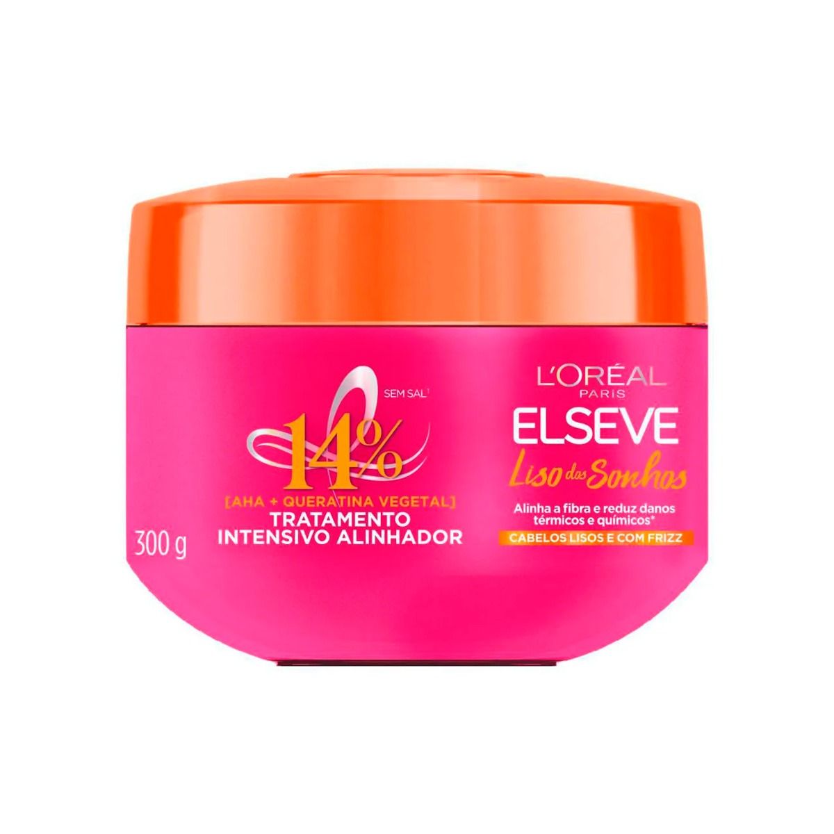 Máscara De Tratamento Intensivo Alinhador 300g Liso Dos Sonhos Elseve ...