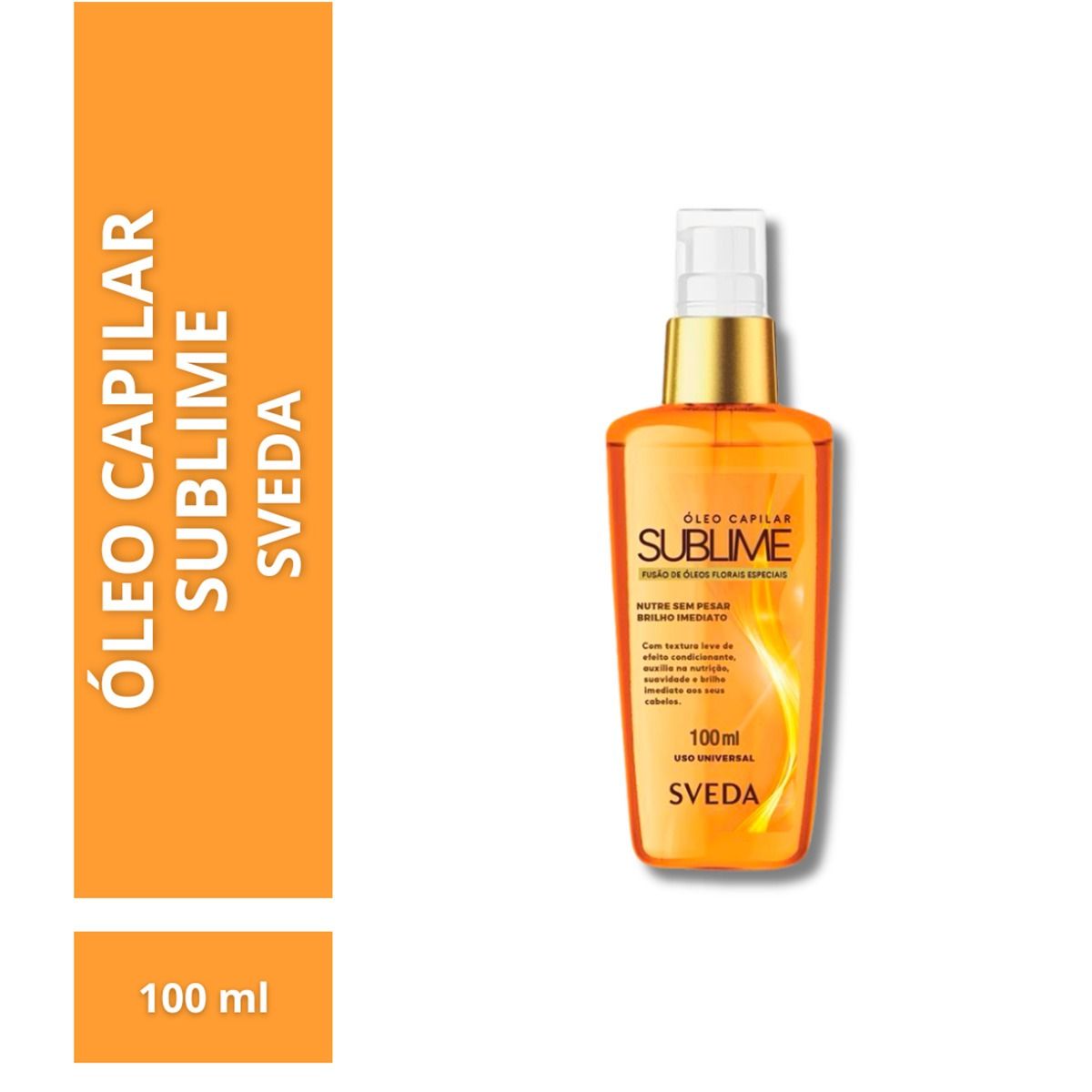 Óleo Capilar Sublime 100ml Sveda - Drogaria Minas-Brasil