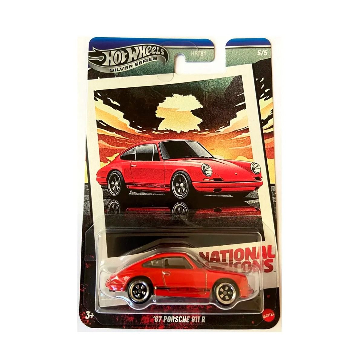 Carrro Hot Wheels Silver Series '67 Porsche 911 R - Drogaria Minas-Brasil