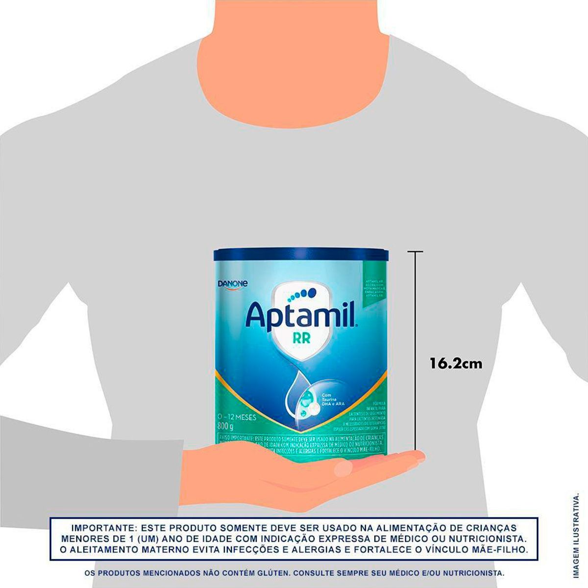 Fórmula Infantil Aptamil RR 800g - Drogaria Minas-Brasil