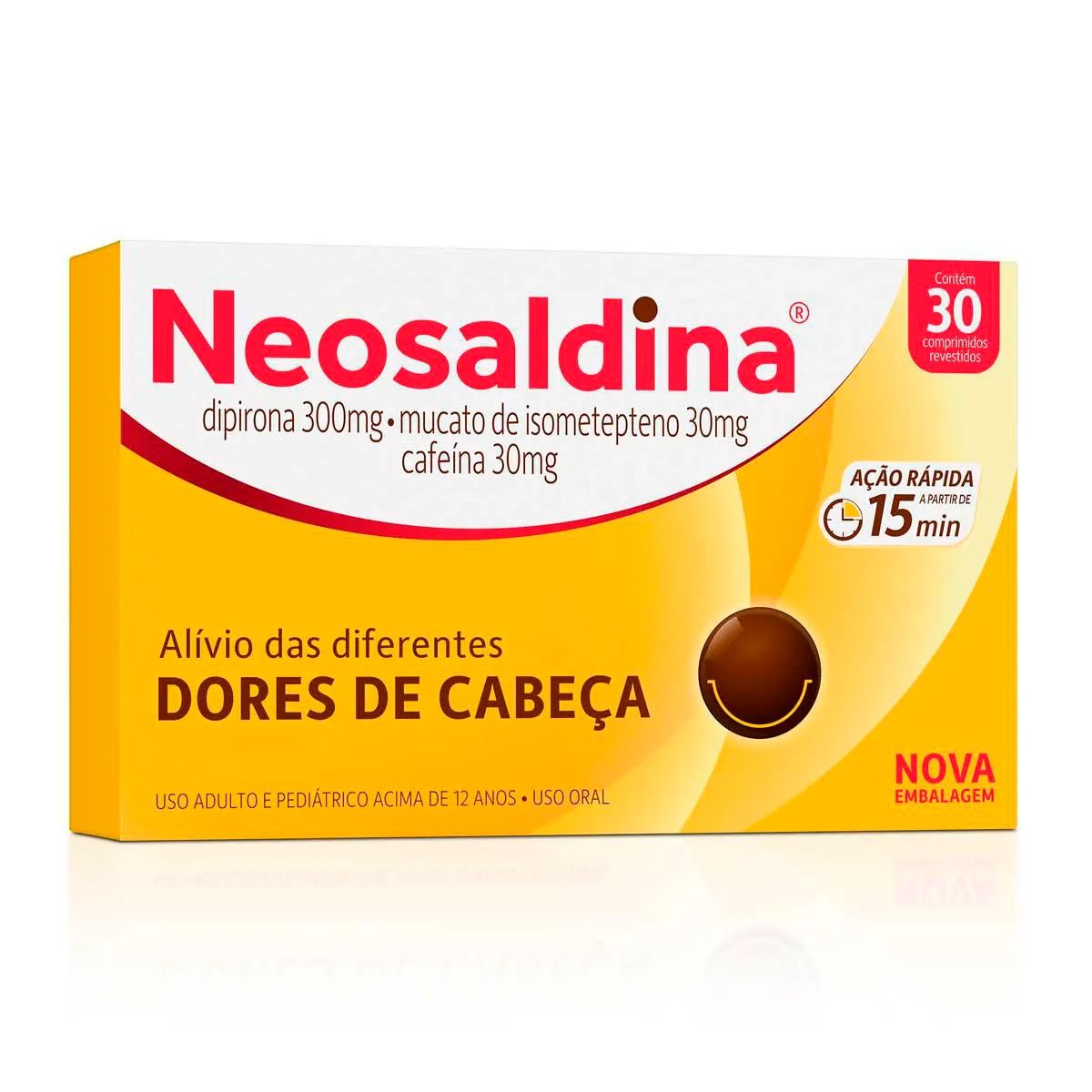 Neosaldina 30 Comprimidos Revestidos: Preço e para que serve