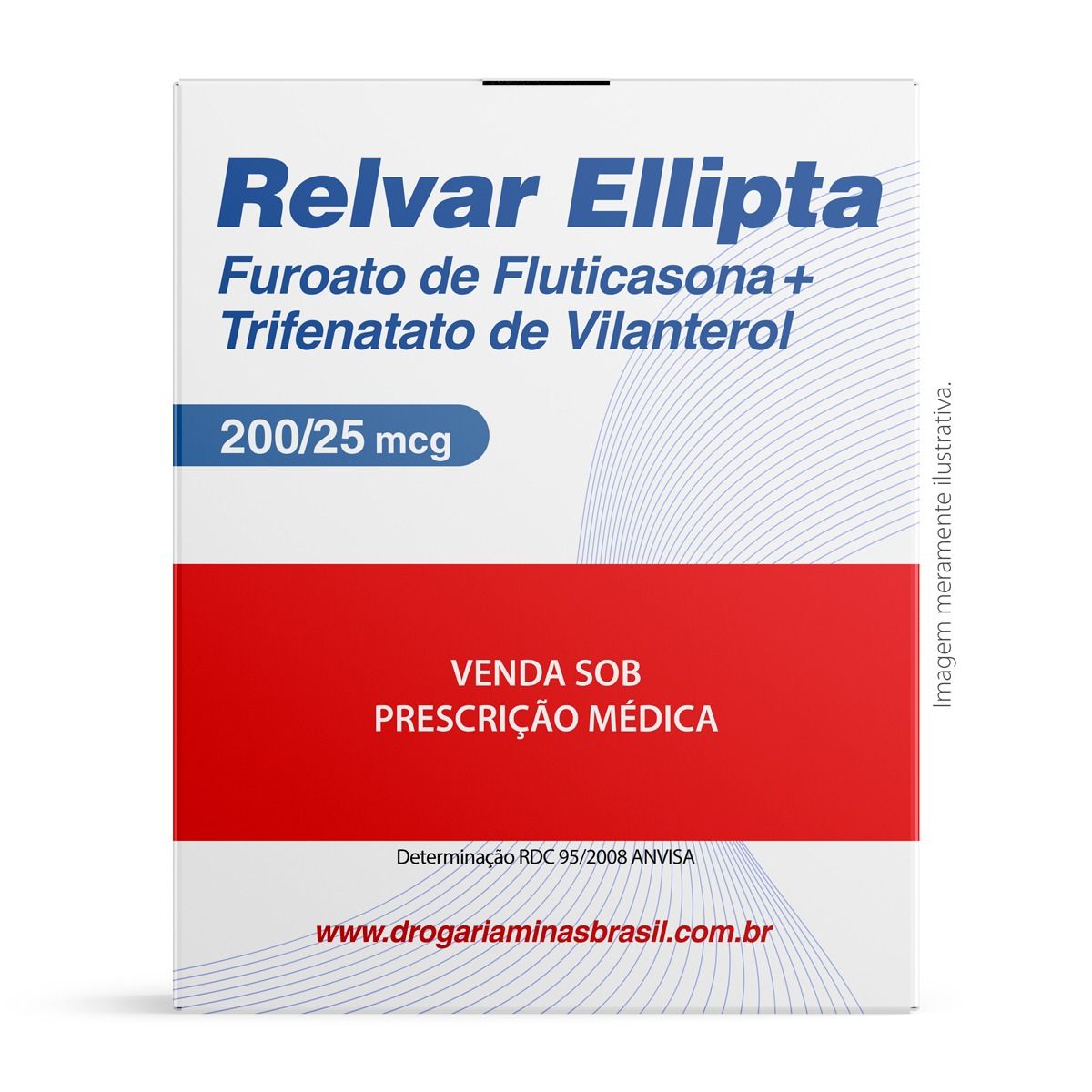 Relvar Ellipta 200/25Mcg 30 Doses: Preço e para que serve