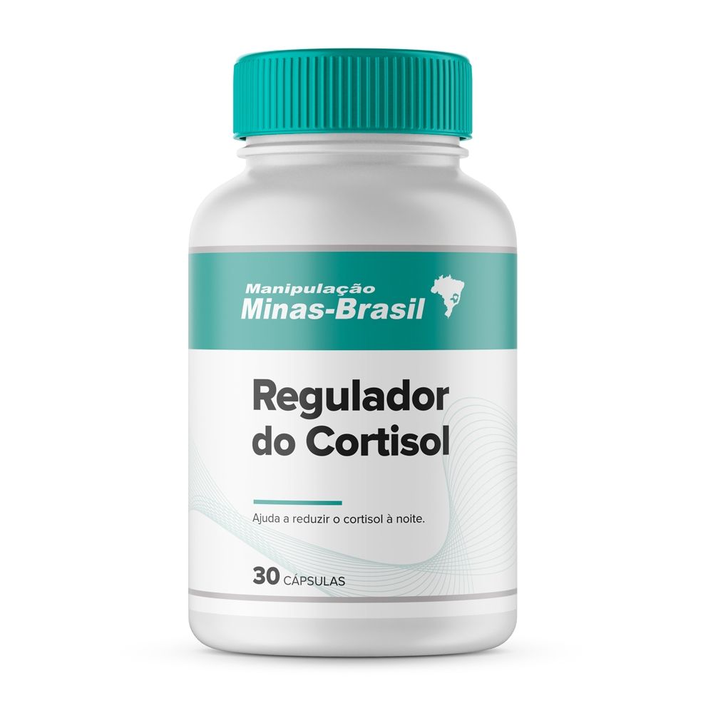 Regulador do Cortisol com 30 Cápsulas - Drogaria Minas-Brasil