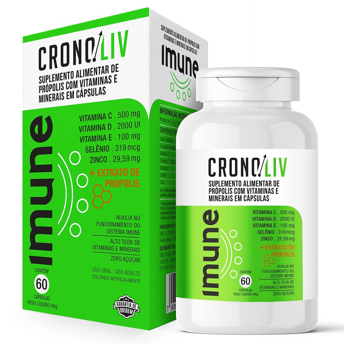 Imune 60 Cápsulas Cronoliv: Preço e para que serve