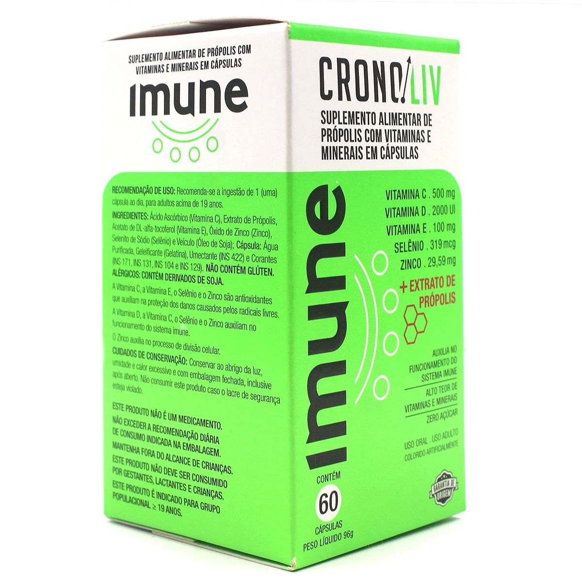 Imune 60 Cápsulas Cronoliv: Preço e para que serve