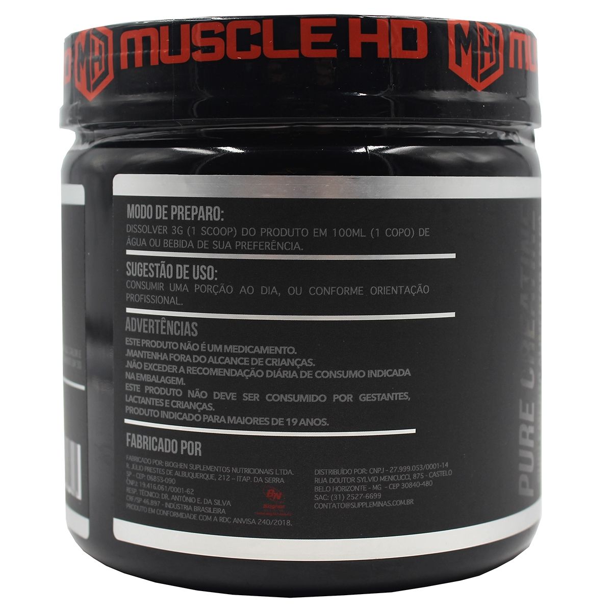 Creatine HD Muscle HD 300g - Drogaria Minas-Brasil