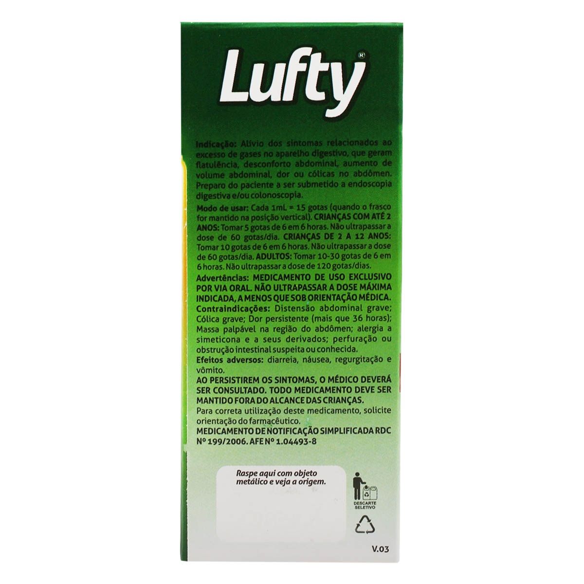 Lufty 75Mg/ml Gotas 15Ml Airela: Preço e para que serve