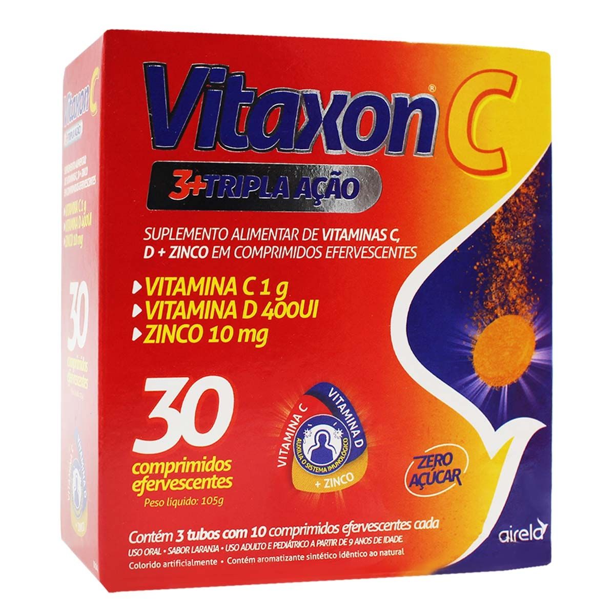 Vitaxon C 30 Comprimidos Efervescentes Airela: Preço e para que serve