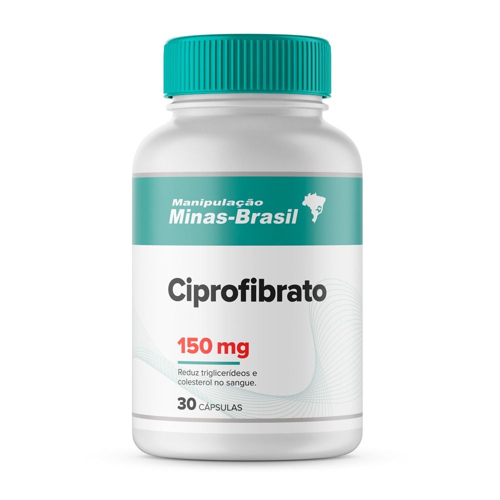 Ciprofibrato 150Mg 30 Cápsulas - Drogaria Minas-Brasil