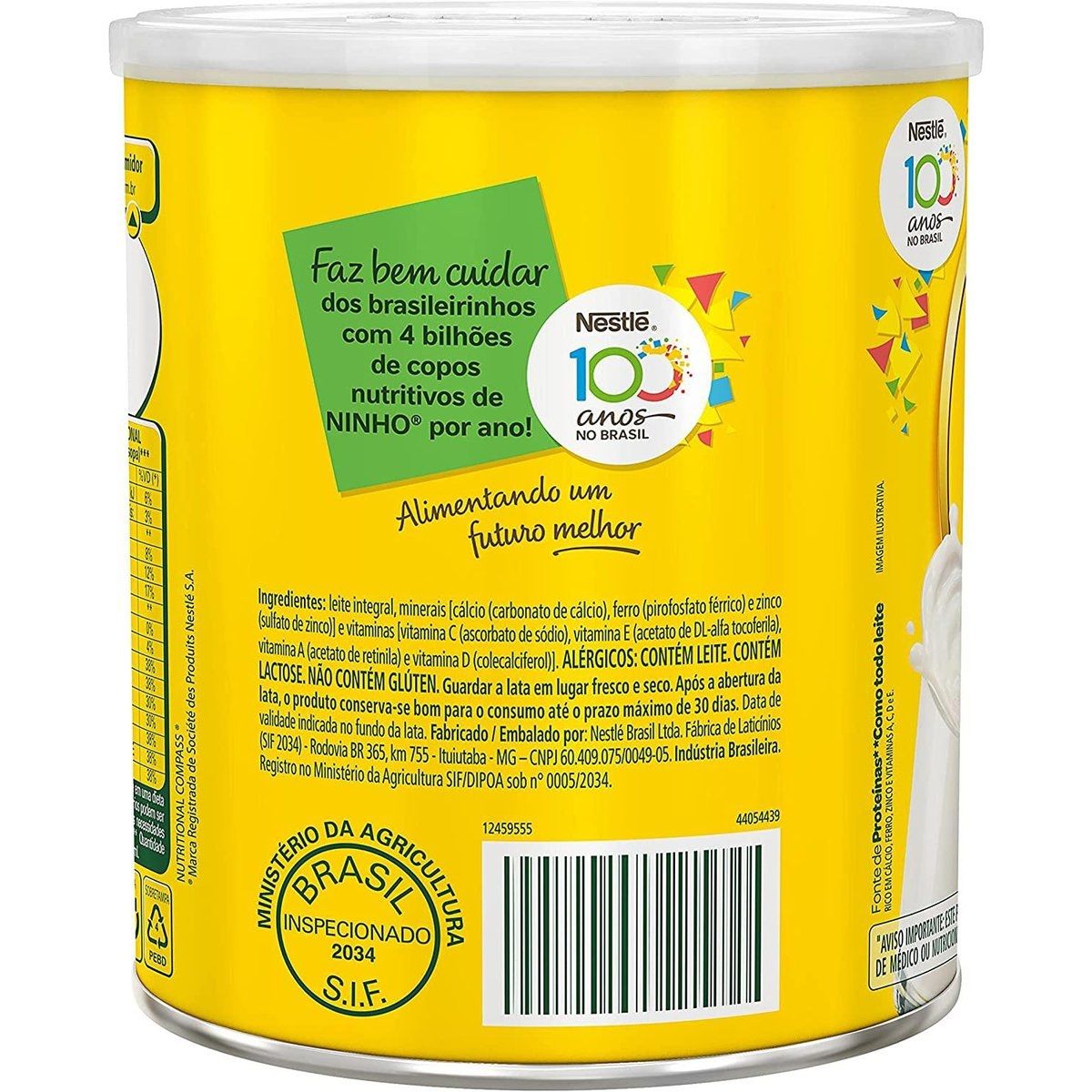Leite em Pó Integral Ninho Forti Plus 380g Nestlé - Drogaria Minas-Brasil