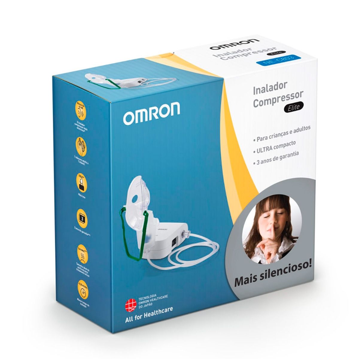 Nebulizador Compressor Omron Elite NE-C803