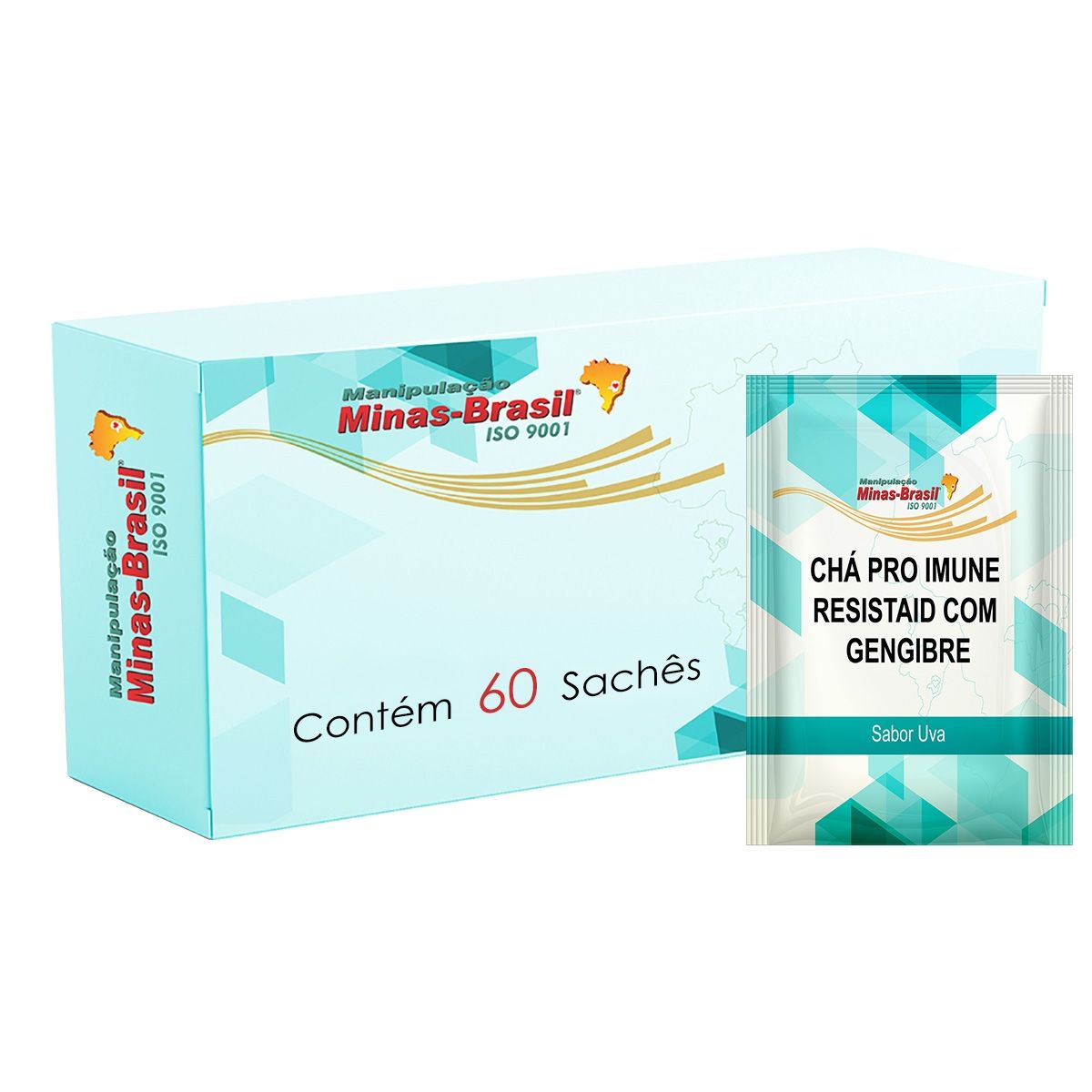 Chá Pro Imune Resistaid Com Gengibre - Sabor Uva 60 Sachês - Drogaria ...