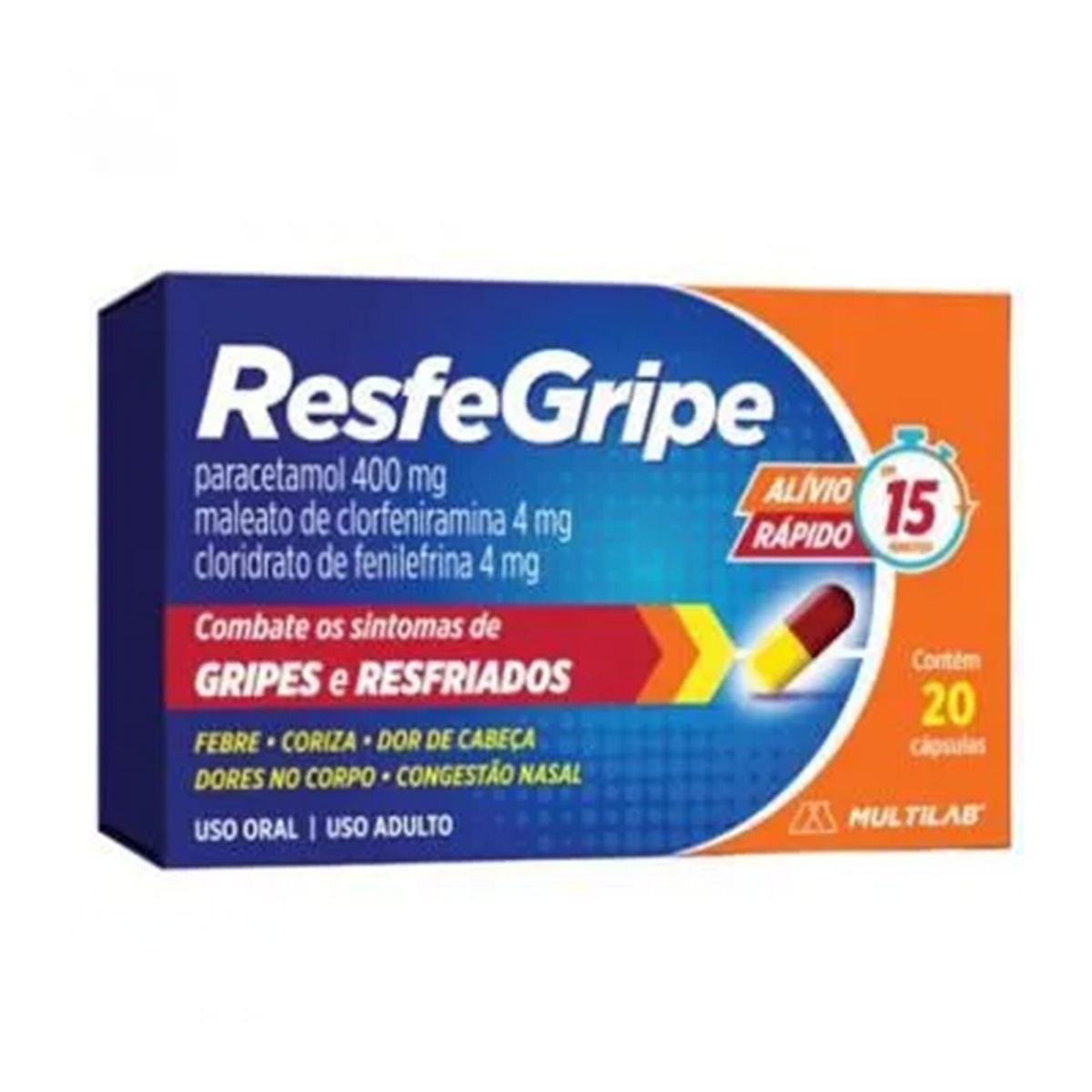 Resfegripe 20 Cápsulas: Preço e para que serve