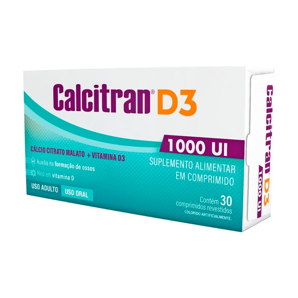 Calcitran D3 1000ui 30 Comprimidos: Preço e para que serve