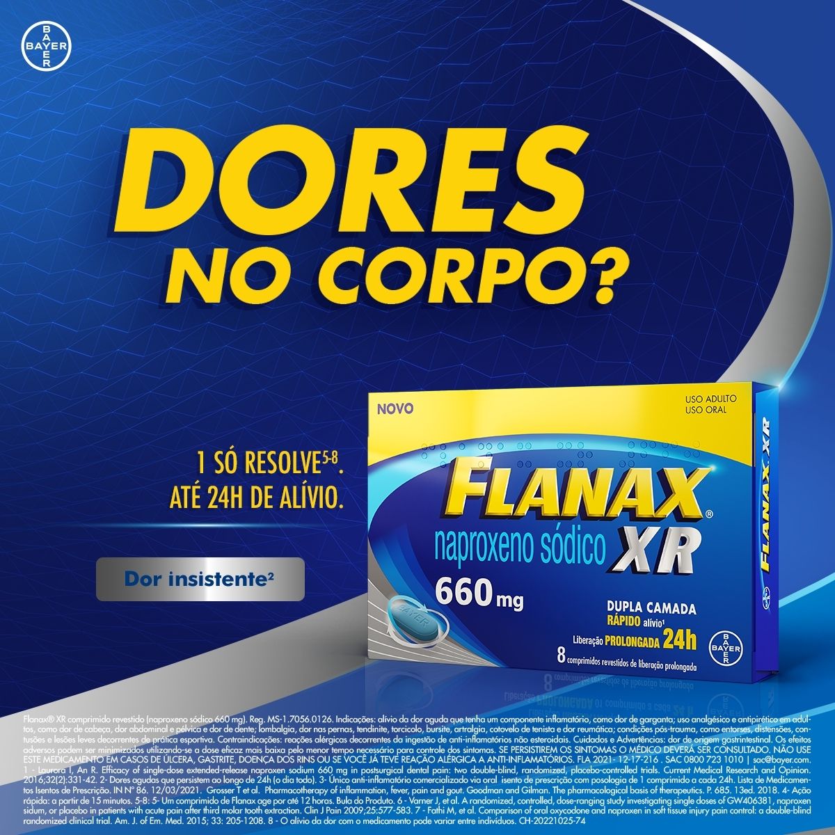Flanax 660mg 8cpr: Preço e para que serve