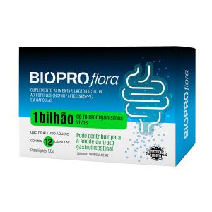 Biopro Flora 12 Cápsulas: Preço e para que serve