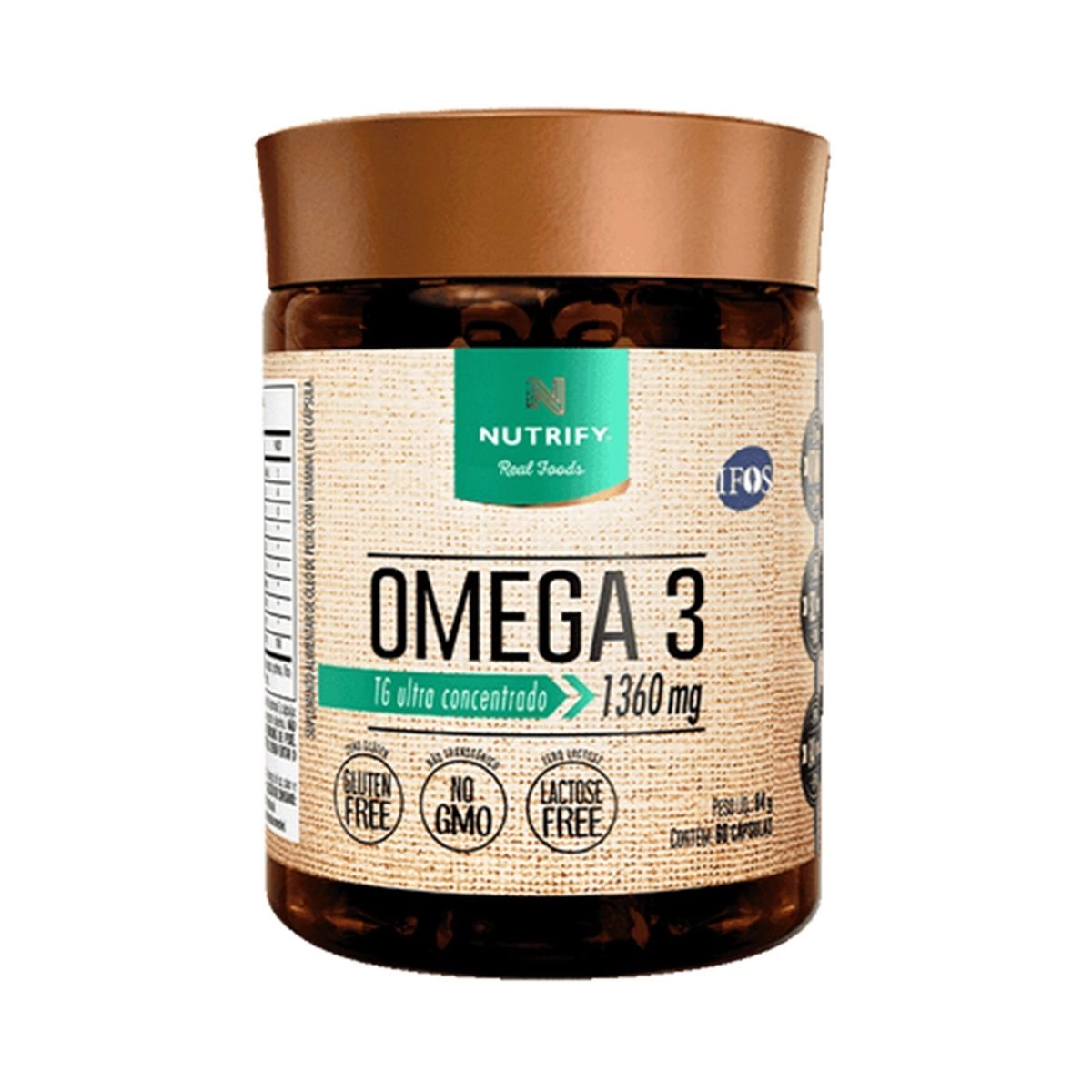 Suplemento Alimentar Ômega 3 1360mg Com 60 Cápsulas Nutrify - Drogaria ...