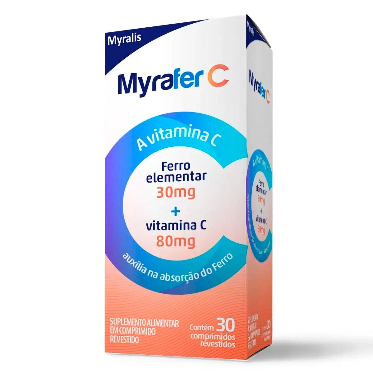 Myrafer C 80mg 30 Comprimidos: Preço e para que serve