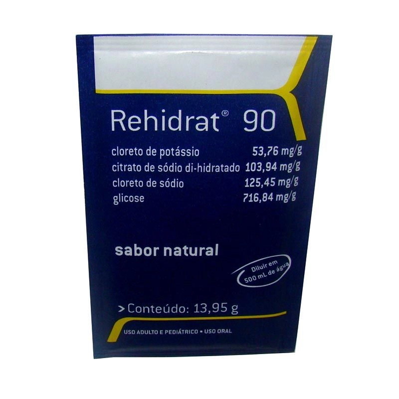 Rehidrat 90 Sabor Natural 1 Envelope: Preço e para que serve