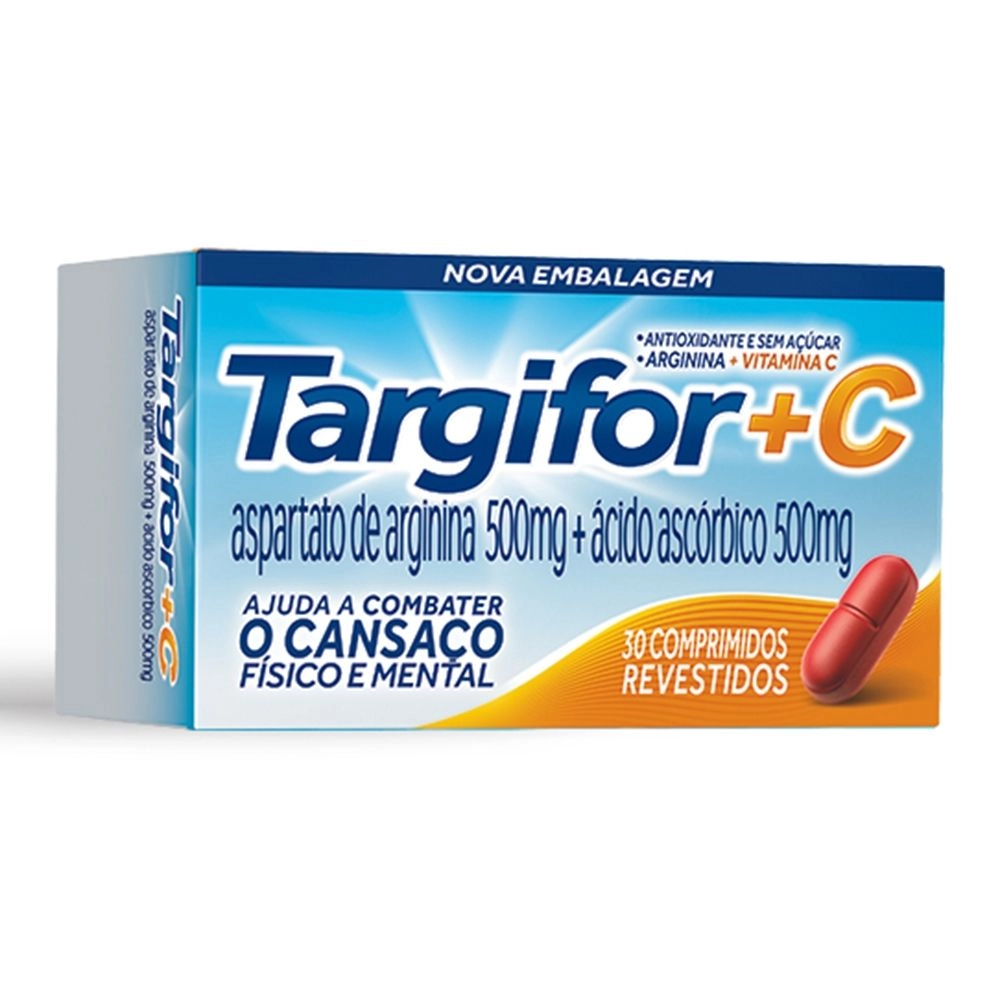Vitamina C Targifor 500mg 30 Comprimidos: Preço e para que serve