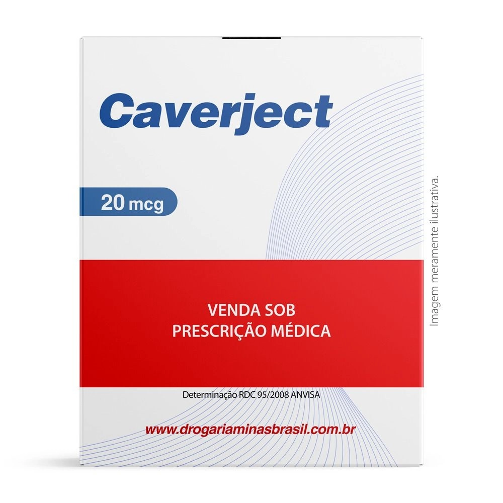 Caverject Inj 20Mcg 1Ml: Preço e para que serve