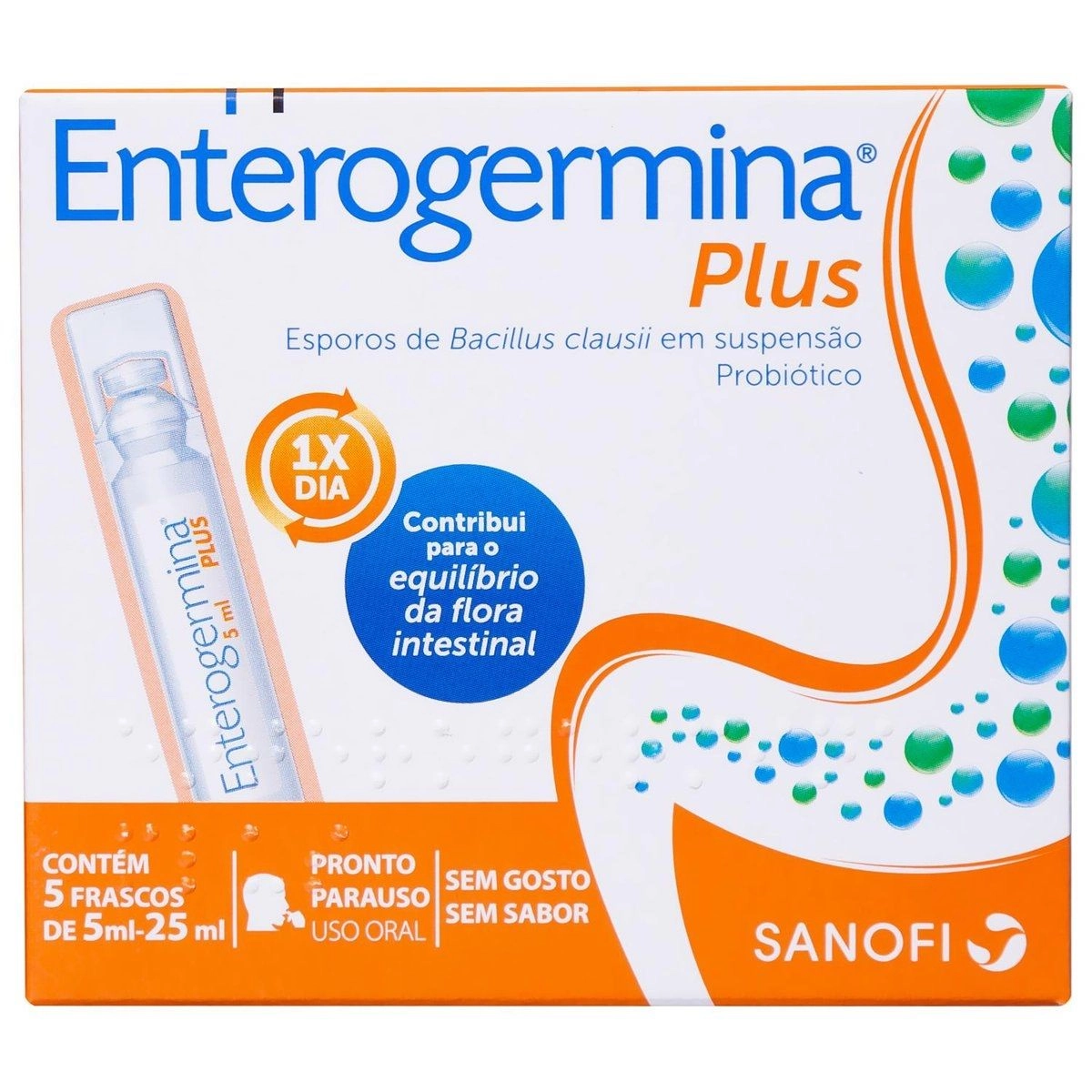 Probiótico Enterogermina Plus 5 Frascos De 5ml: Preço e para que serve