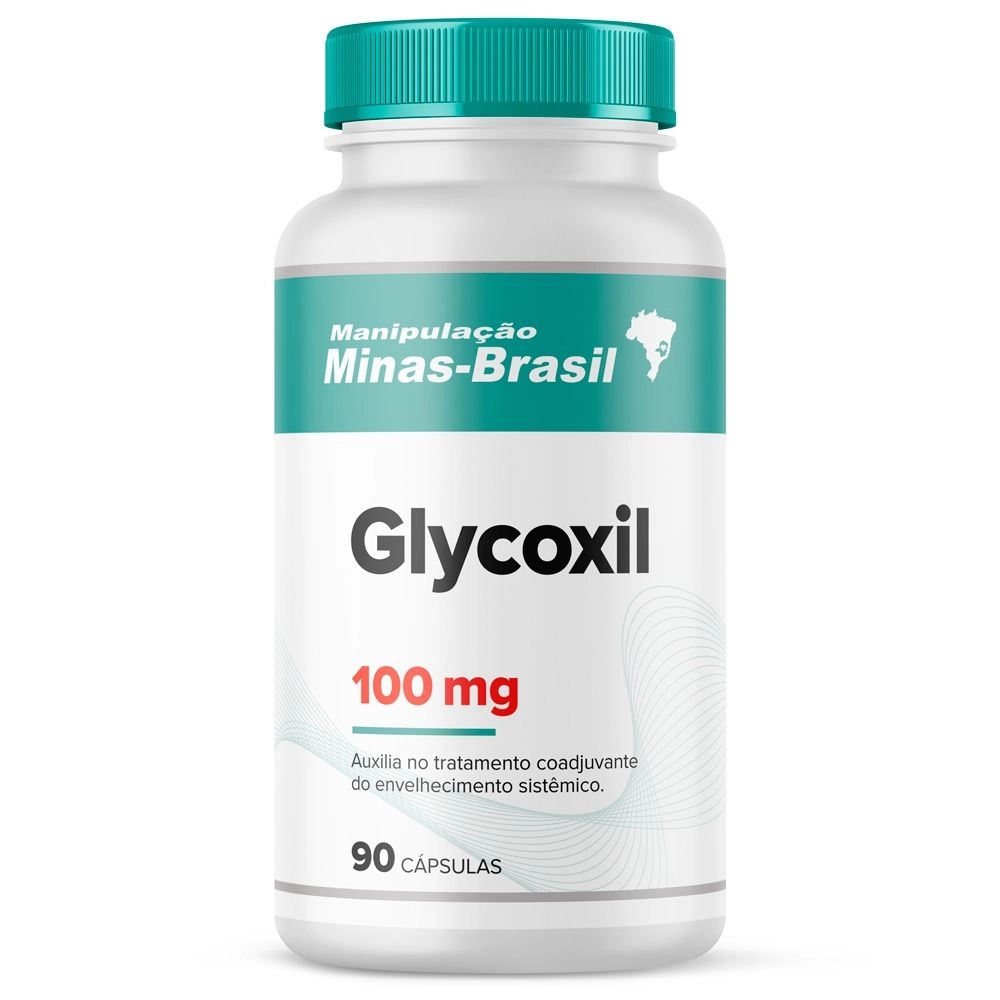 Glycoxil 100mg Com 90 Cápsulas - Drogaria Minas-Brasil