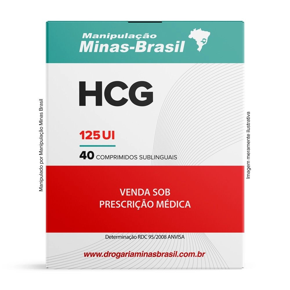 Hcg 125Ui Com 40 Comprimidos Sublingual - Drogaria Minas-Brasil