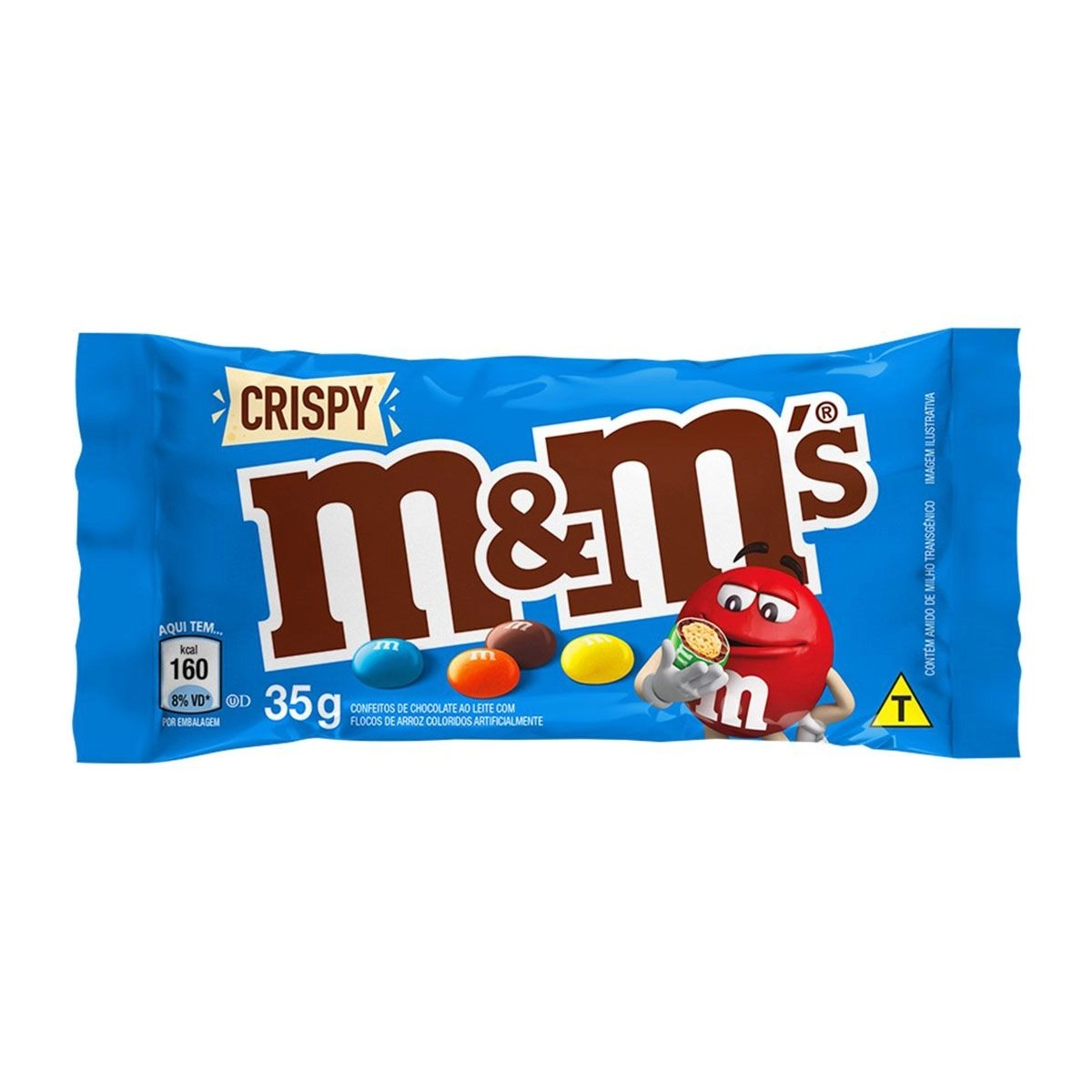 Confeito Chocolate MeMs Crispy 35g Mars - Drogaria Minas-Brasil