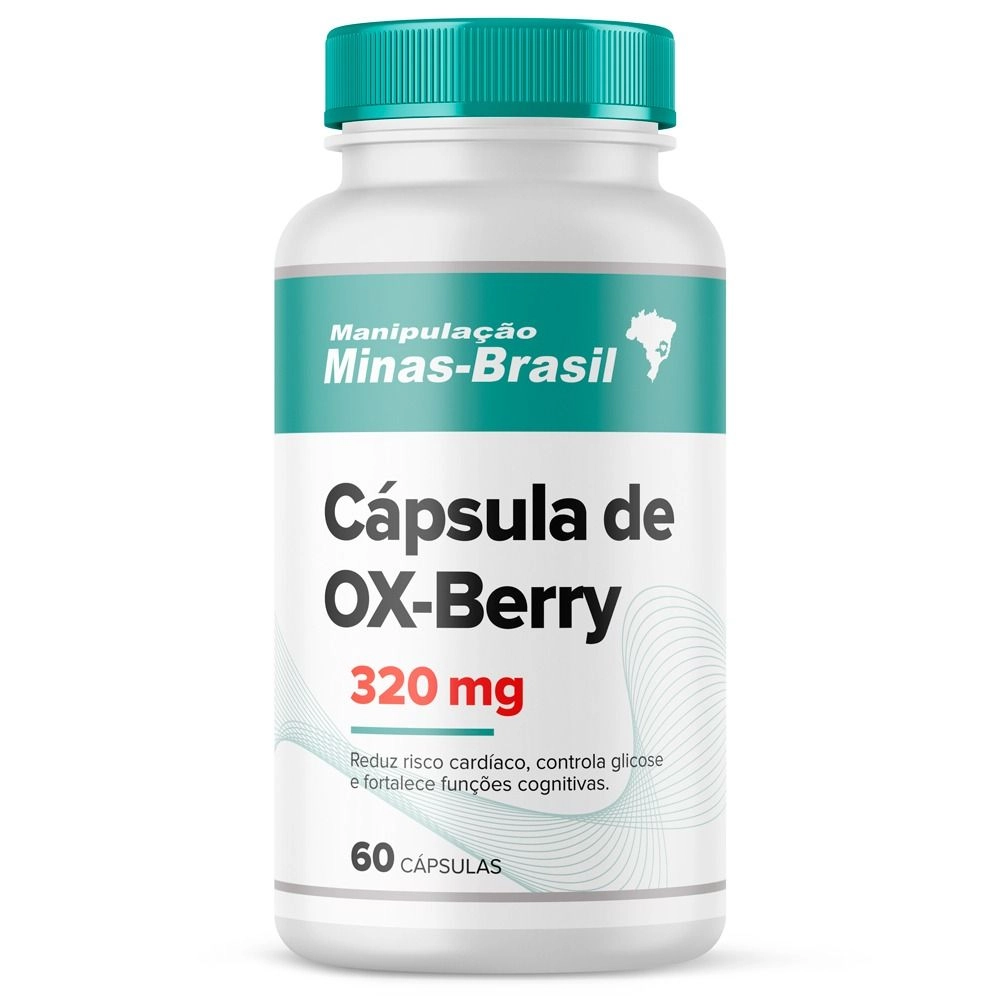 Cápsula De OX- Berry 320Mg - 60 Cápsulas - Drogaria Minas-Brasil