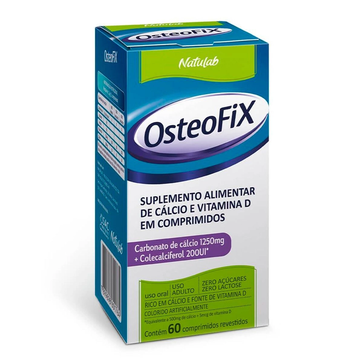 Osteofix 1250mg + D 200ui 60 Comprimidos: Preço e para que serve
