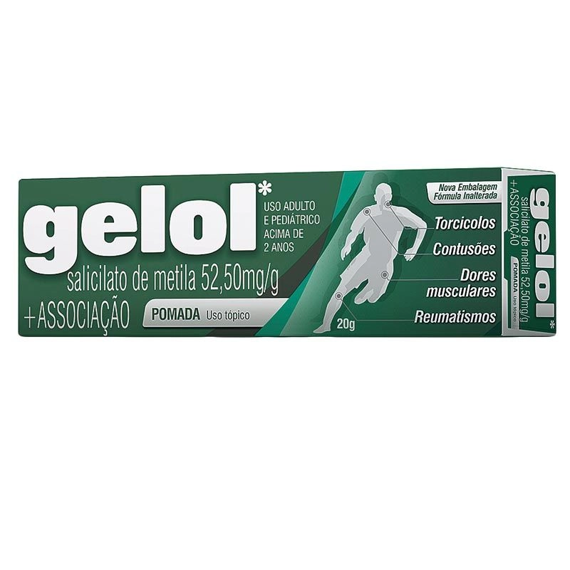 Gelol Pomada 20g Analgésico Tópico: Preço e para que serve