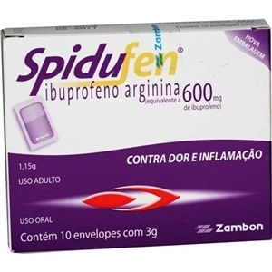 Spidufen 600mg 10 Envelopes 3g: Preço e para que serve