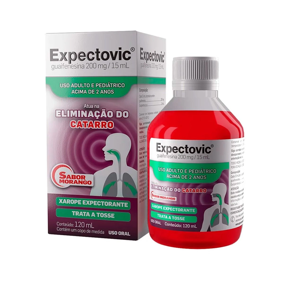 Expectorante Expectovic 13,33mg/ml 120ml: Preço e para que serve
